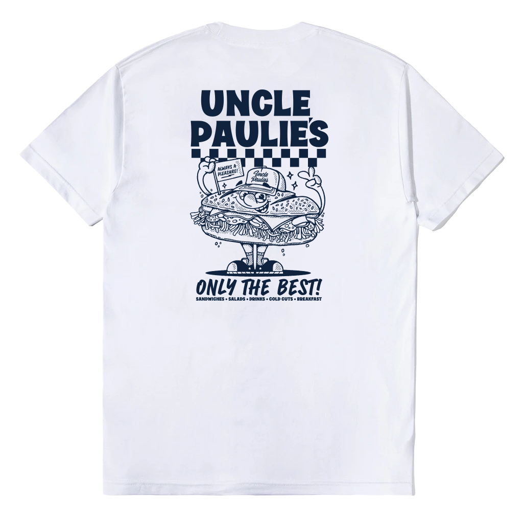 The Best Tee - White – Uncle Paulies Deli